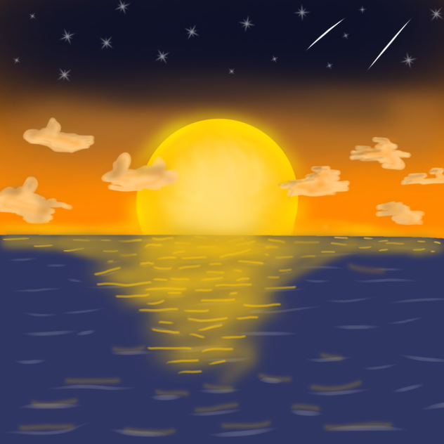 sunset - ibisPaint