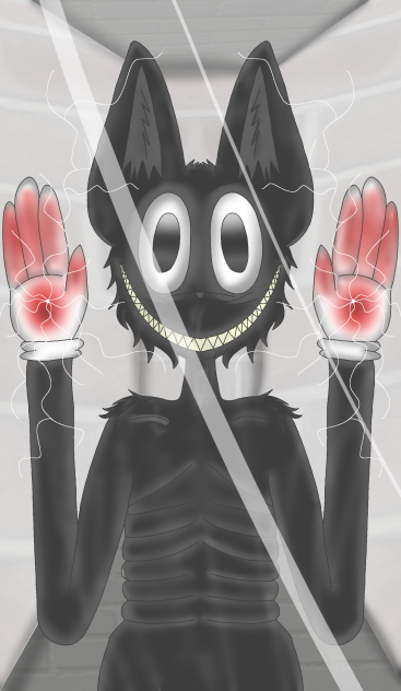 redraw of cartoon cat - ibisPaint