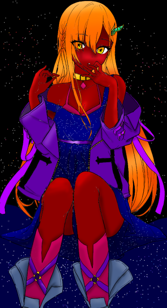 Starry dress - ibisPaint