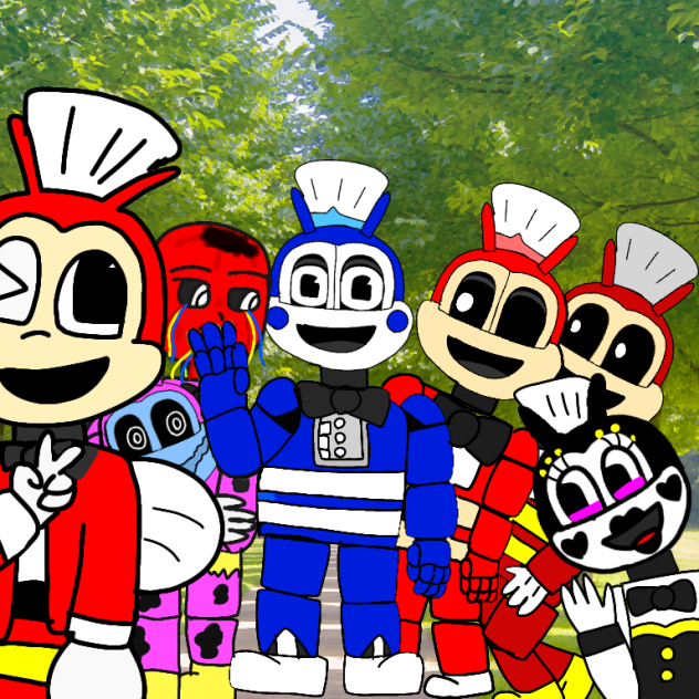 Jolly Fnaf and me (Shady tree) - ibisPaint