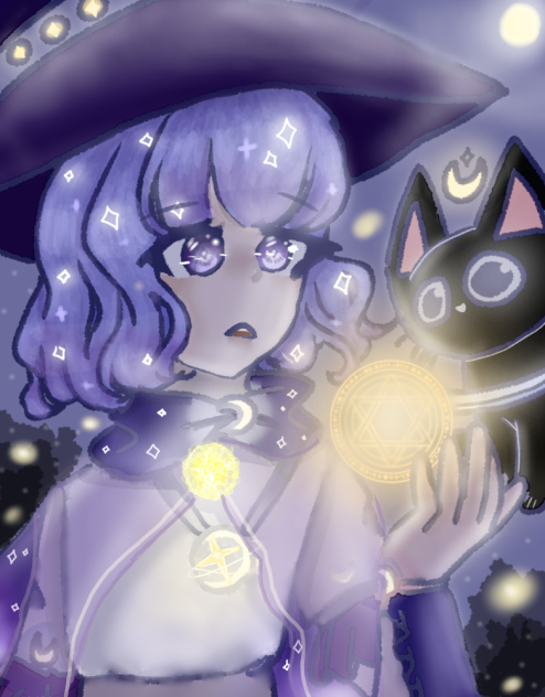 Sparkles witch (by Kimchi Moon) - ibisPaint
