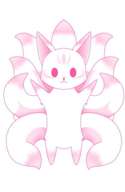 Pink Kawaii Kitsune - ibisPaint