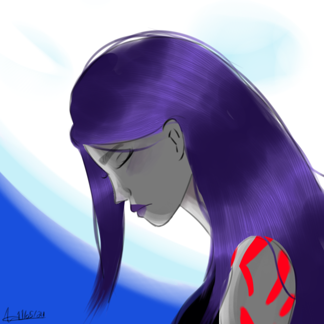 My wife (Raven) - ibisPaint