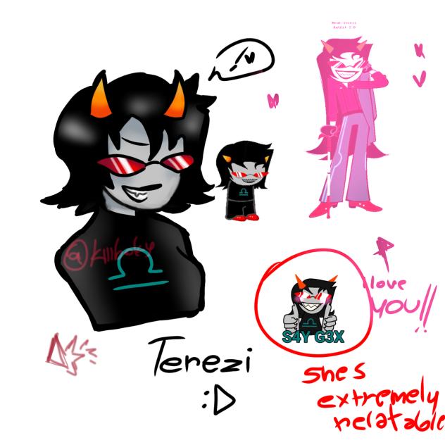 random ahh Terezi drawing - ibisPaint