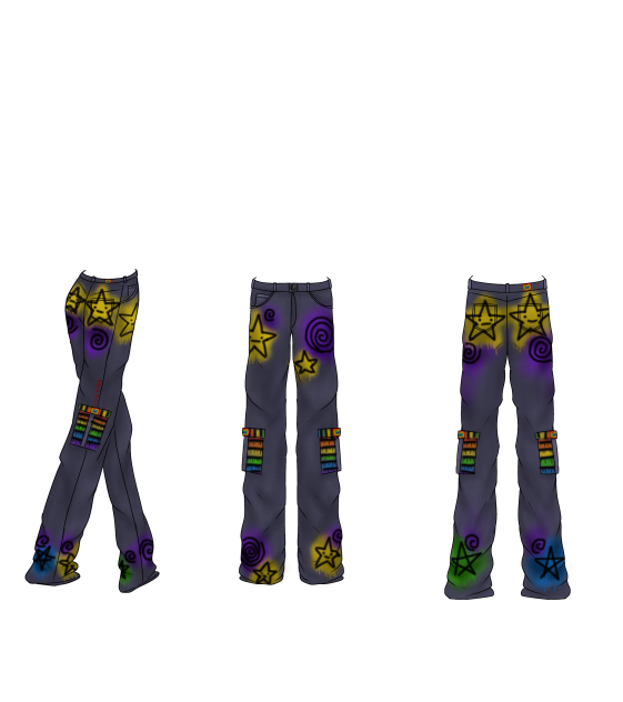 jeans with my logo - ibisPaint