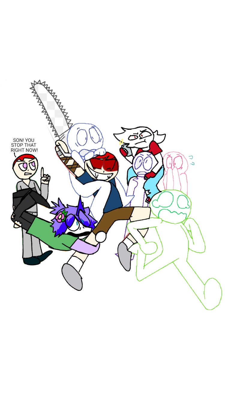 Chainsaw - A Collab (v2) - ibisPaint