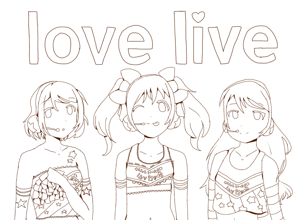 (love live) 線画 - ibisPaint