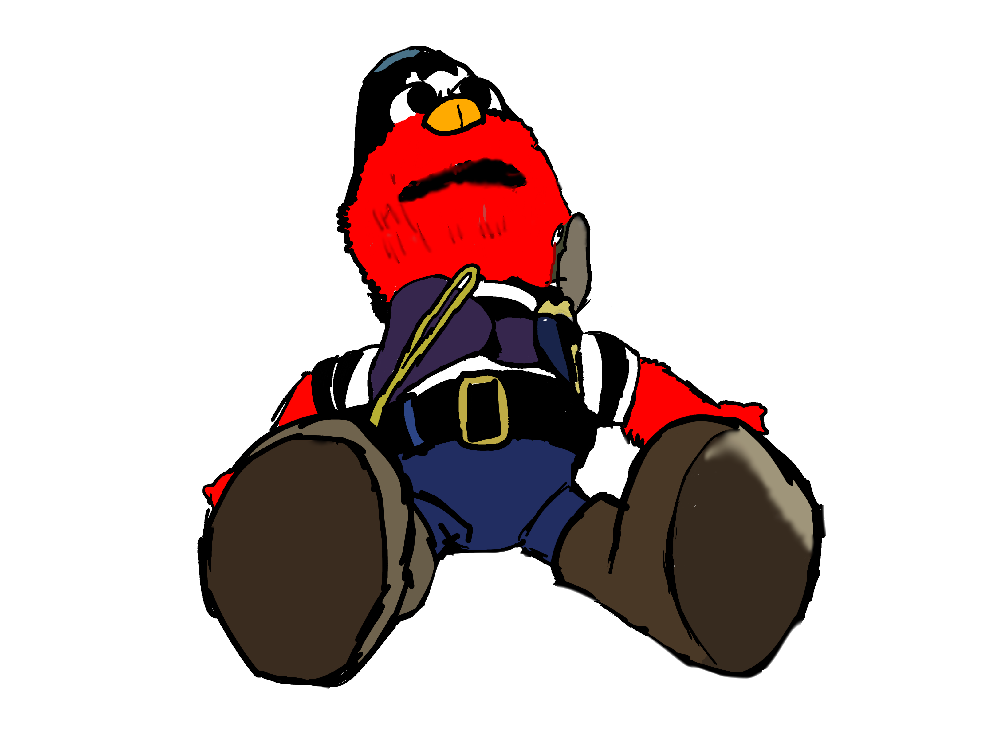 Pirate Elmo - ibisPaint