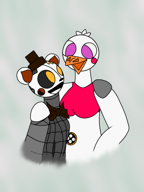 Molten Freddy x Funtime Chica - ibisPaint