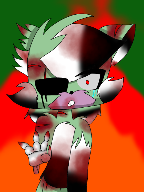 rainbow zombie - ibisPaint