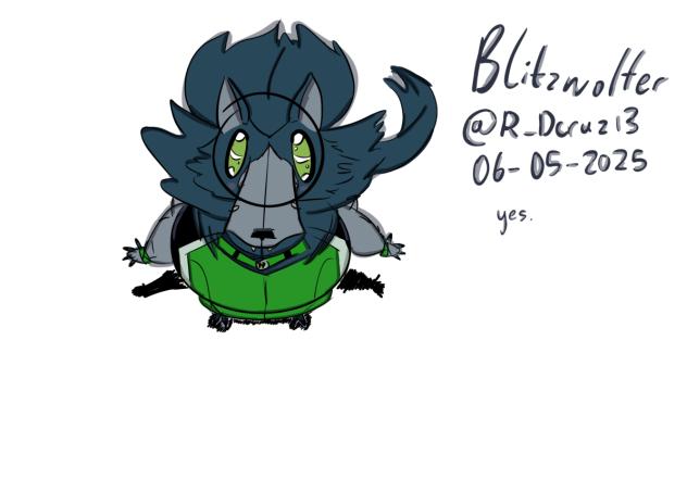 Blitzwolfer fan art (Ben 10) - ibisPaint