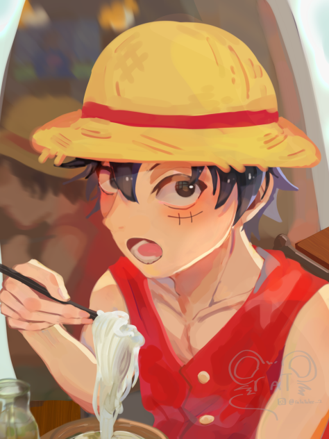 Monkey D luffy - ibisPaint