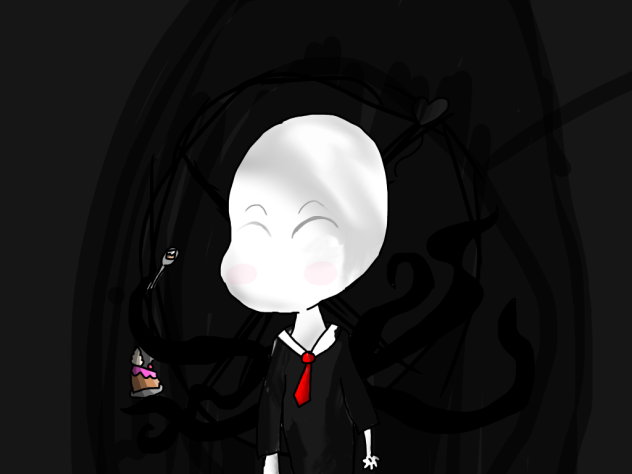 Chibi slender man - ibisPaint