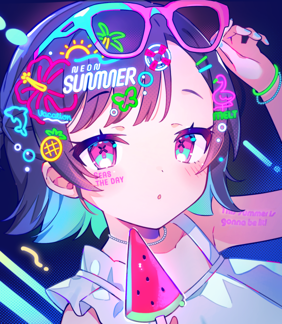 NEON SUMMER - ibisPaint