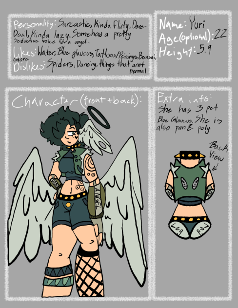 Angel Dating Sim oc - ibisPaint