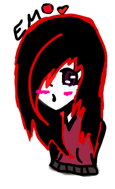 MY EMO ART I TRIED SO SORRY - ibisPaint