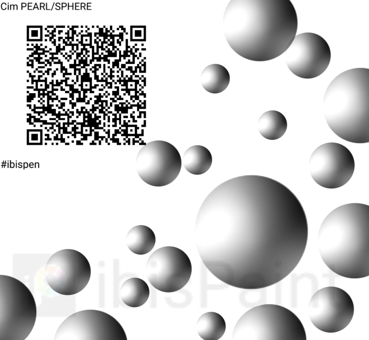 PEARL SPHERE QR CODE - ibisPaint