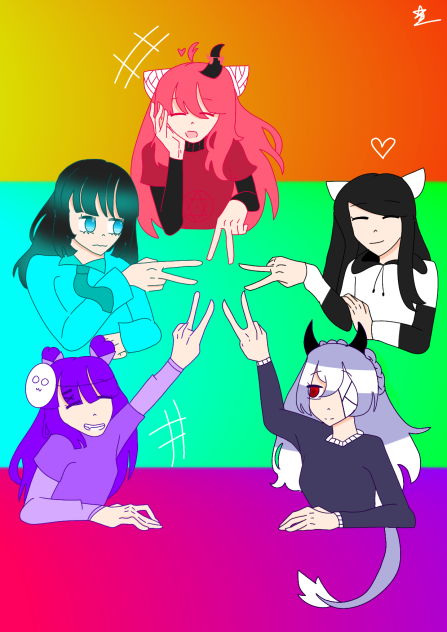 Team Girls - ibisPaint