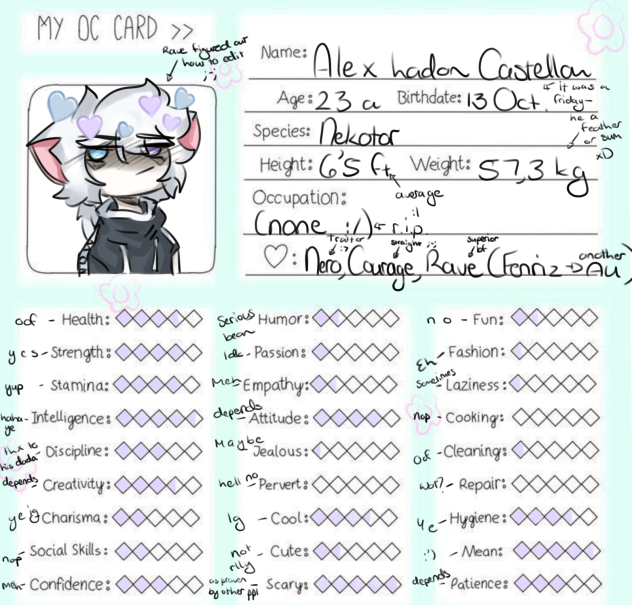 Alex’s OC Card - ibisPaint