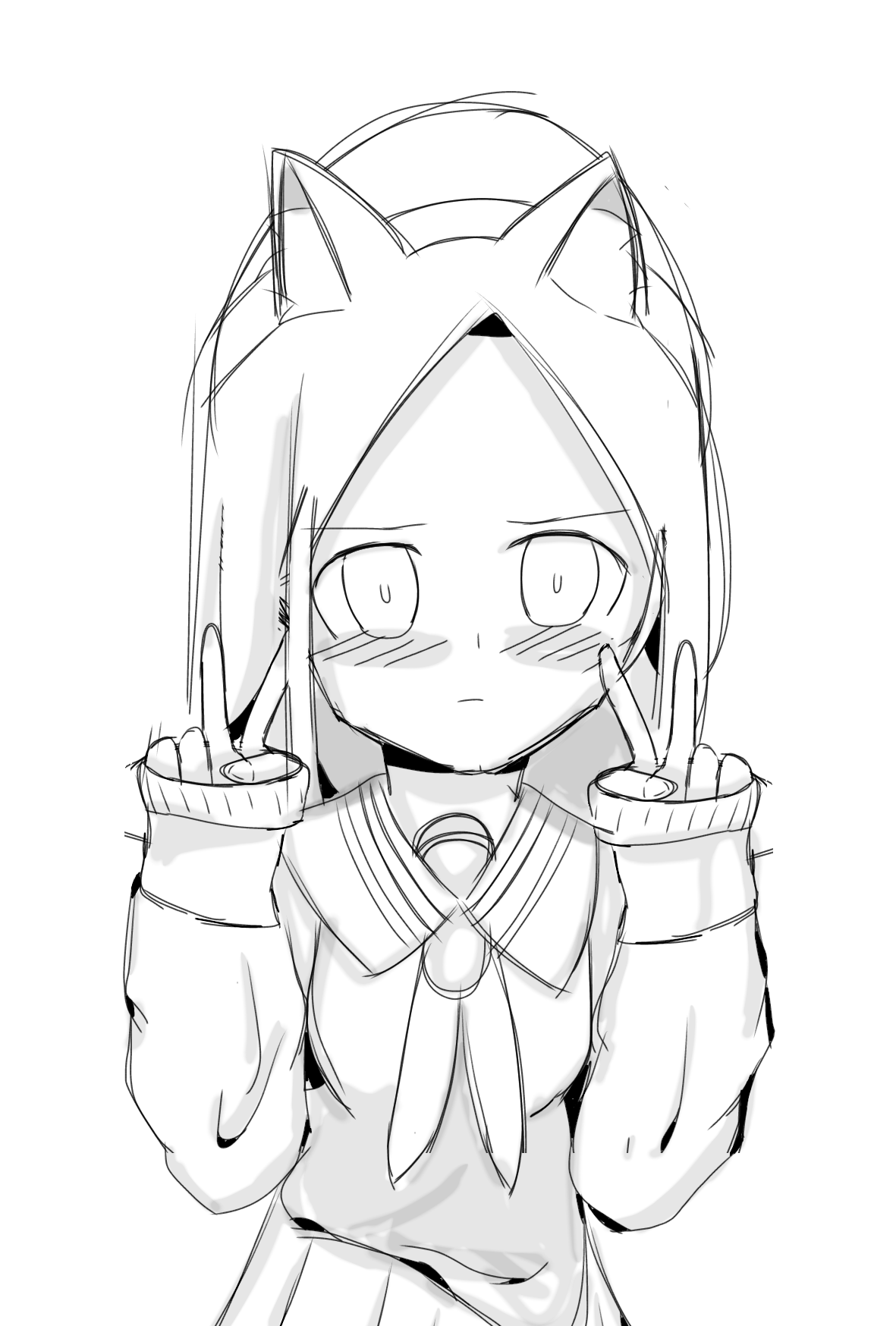 Saiko Chan cute pose - ibisPaint