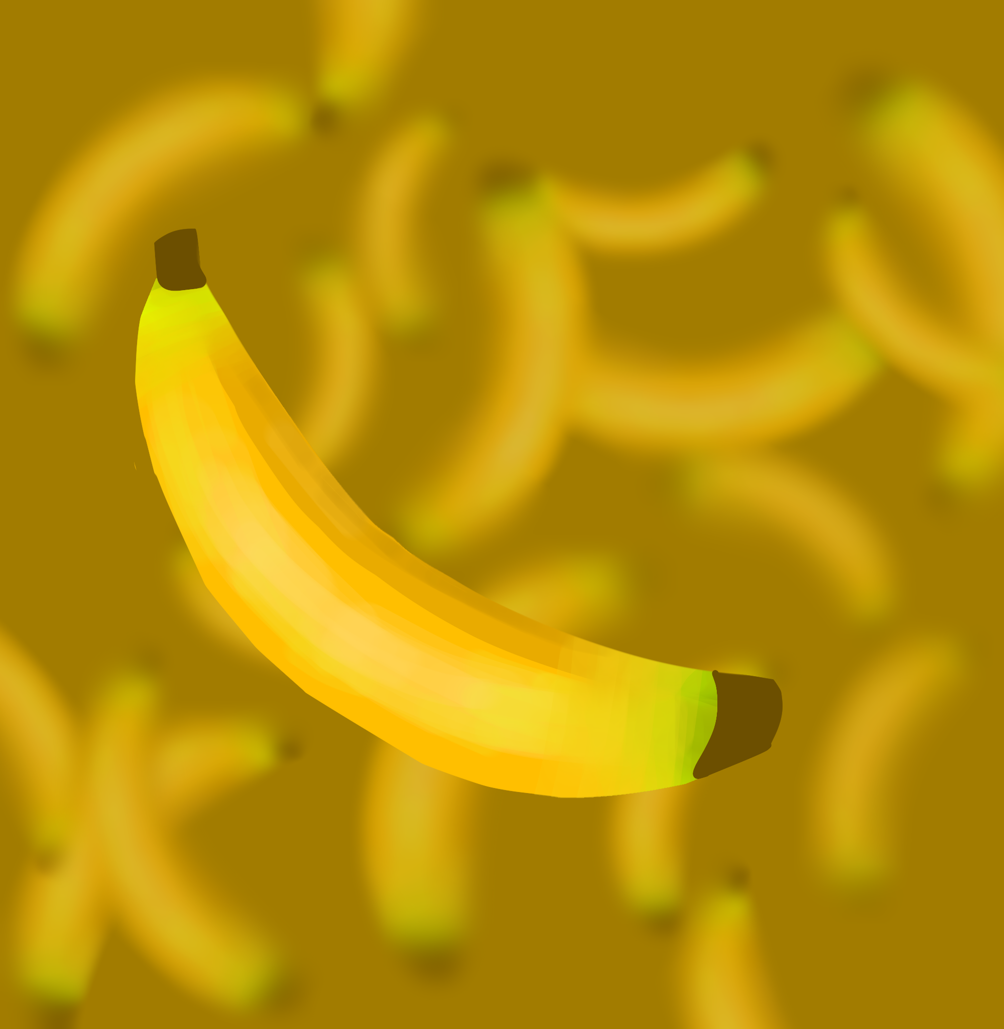 wierd ahh banana - ibisPaint