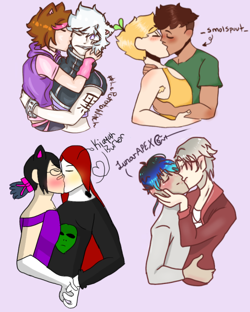 Kiss Collab (complete) - ibisPaint