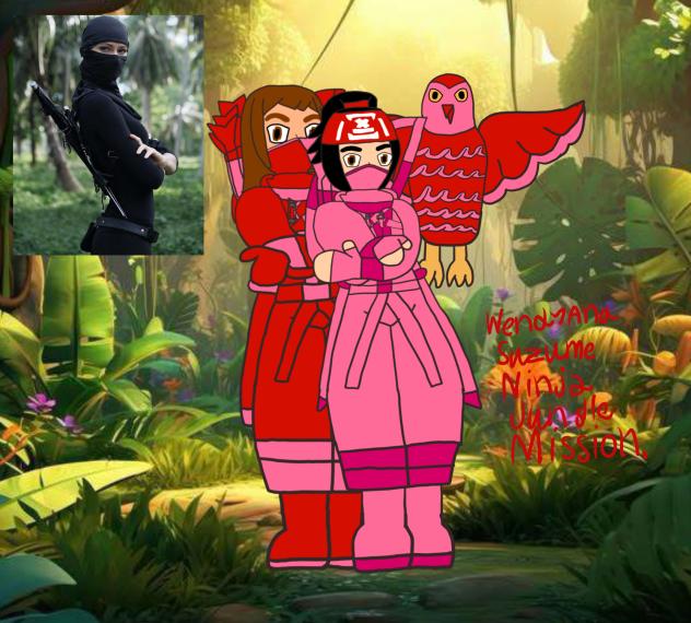 Wendy And Suzume Ninja Jungle Mission. - ibisPaint