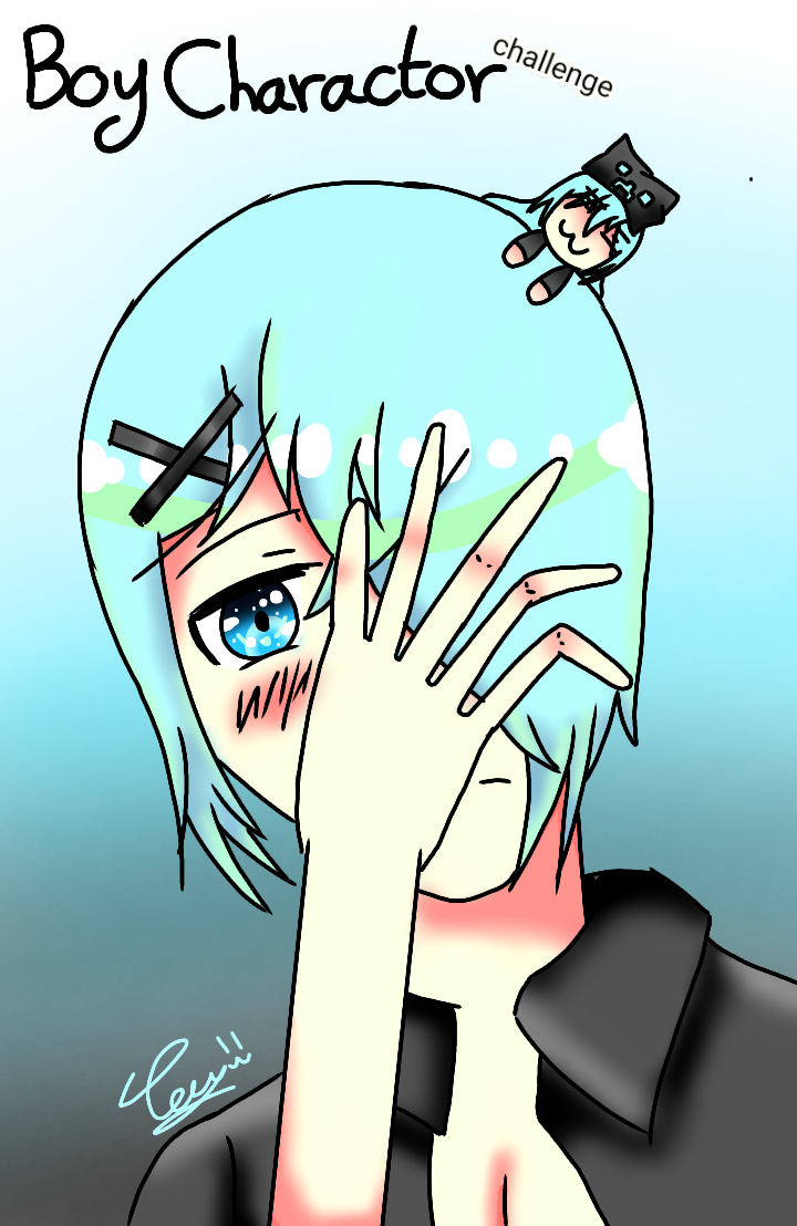 Boy Character Challenge-_+ - ibisPaint