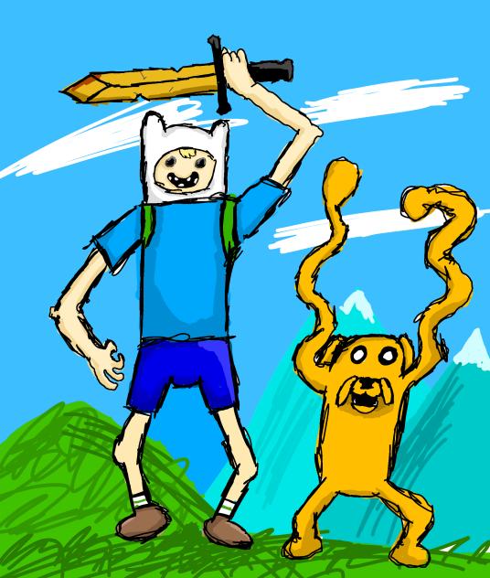 Finn n jake - ibisPaint