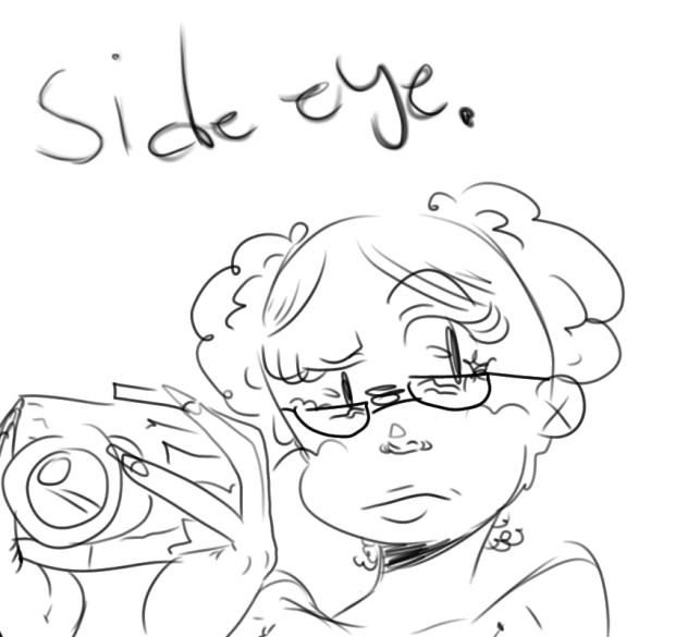 side eye. - ibisPaint