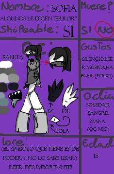 ficha de sofia - ibisPaint