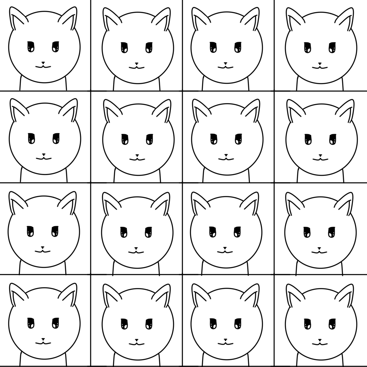 Cat Colab Template - ibisPaint
