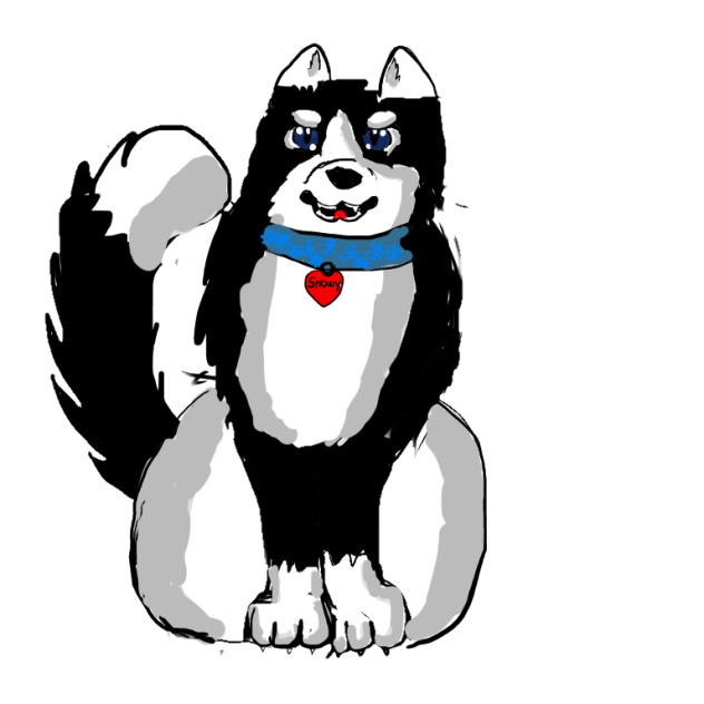 Snowy The Husky - ibisPaint