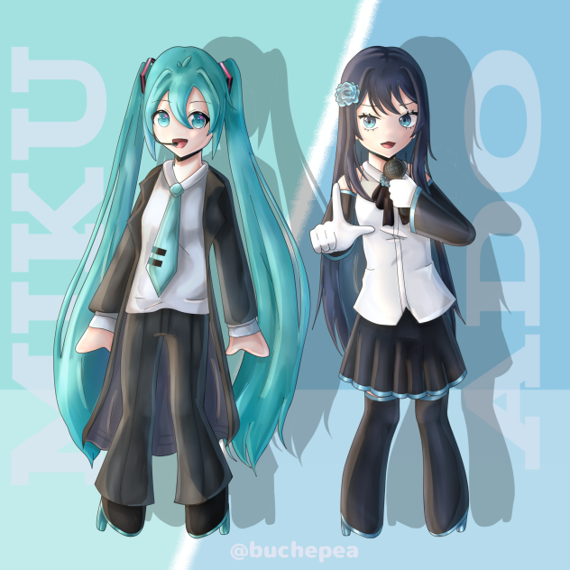Ado & Miku - ibisPaint