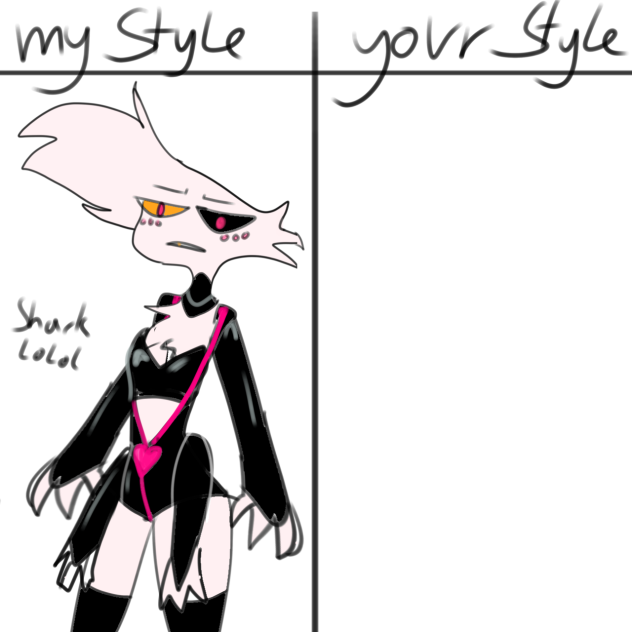 draw this in your style angel dust - ibisPaint