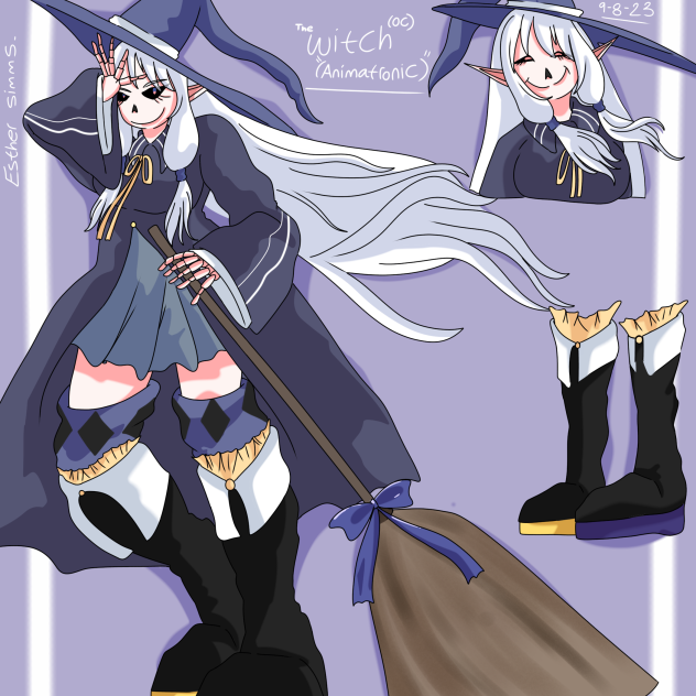 My OC as an 'animatronic' [IDEA] - ibisPaint