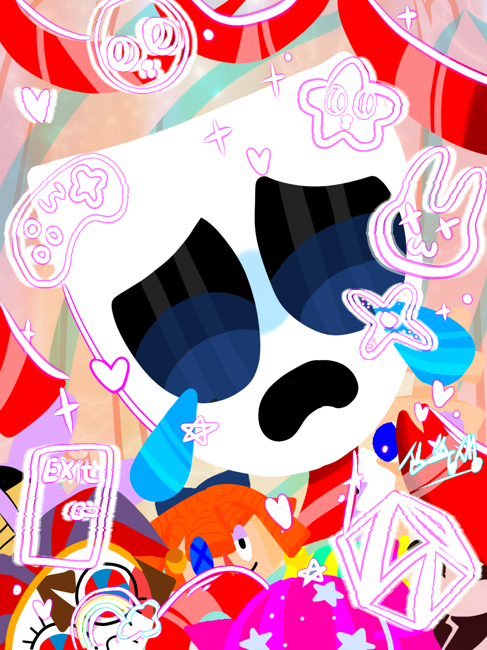 Digital circus gangle 디지털서커스 - ibisPaint