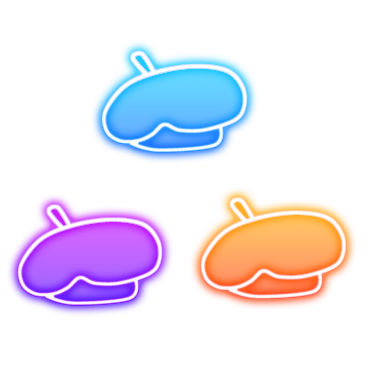 Beret neon signs2 - ibisPaint