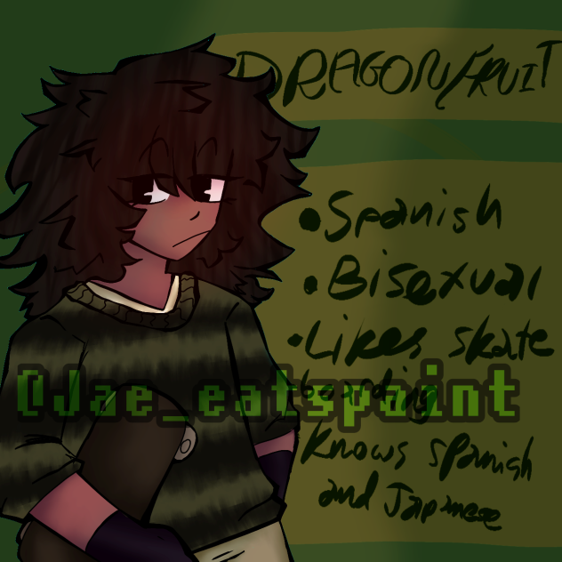 DRaGOn fRuiT ChArACter sHEet - ibisPaint