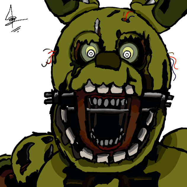 springtrap jumpscare - ibisPaint