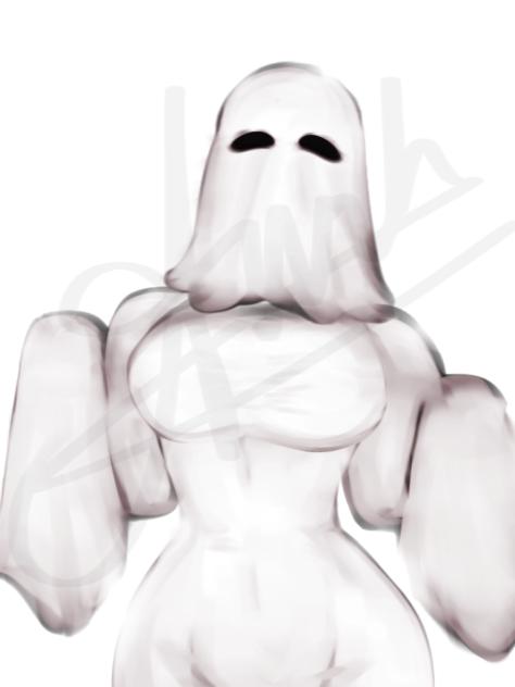 Ghost lady 👻👻👻 - ibisPaint