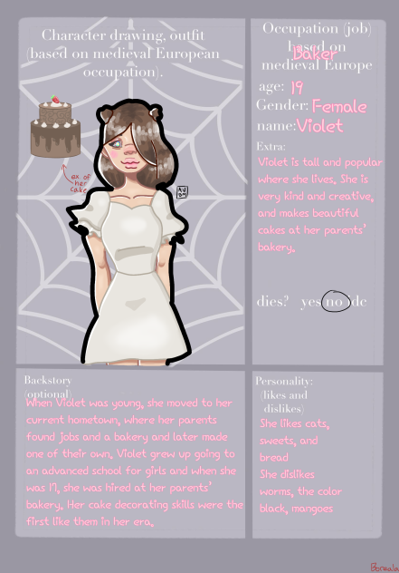 Character sheet - ibisPaint