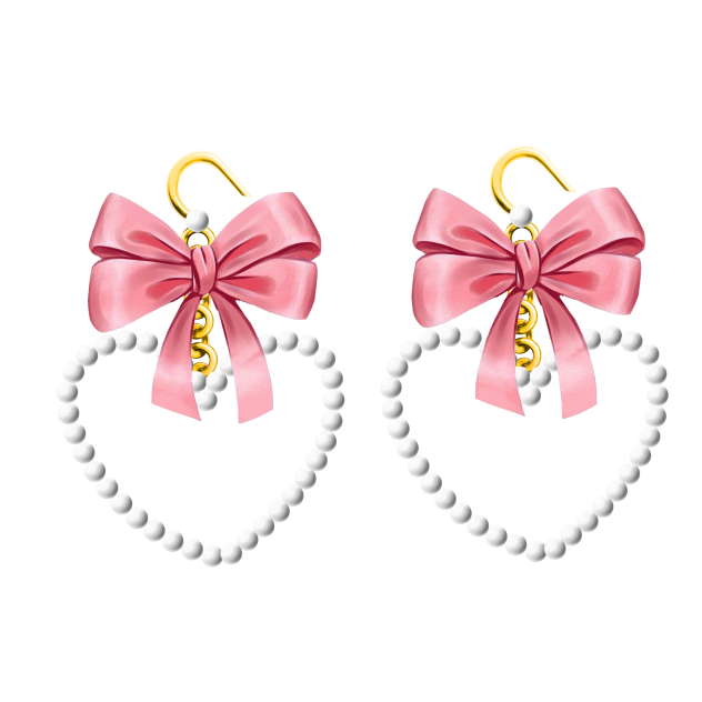 Heart earrings - ibisPaint