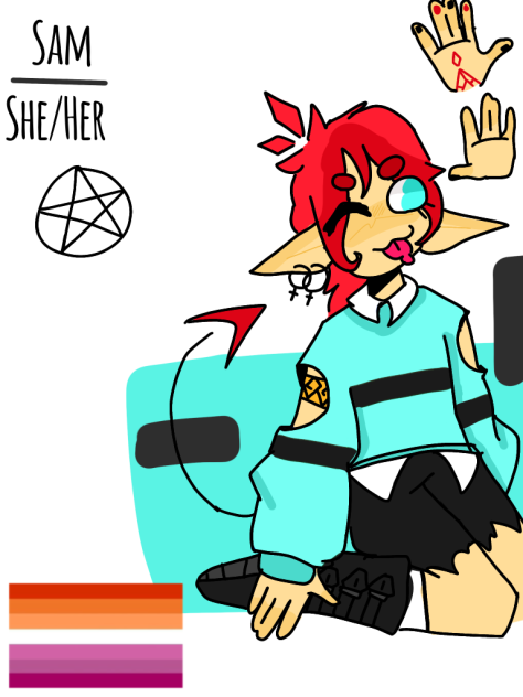 My Girlfriend Sam - ibisPaint