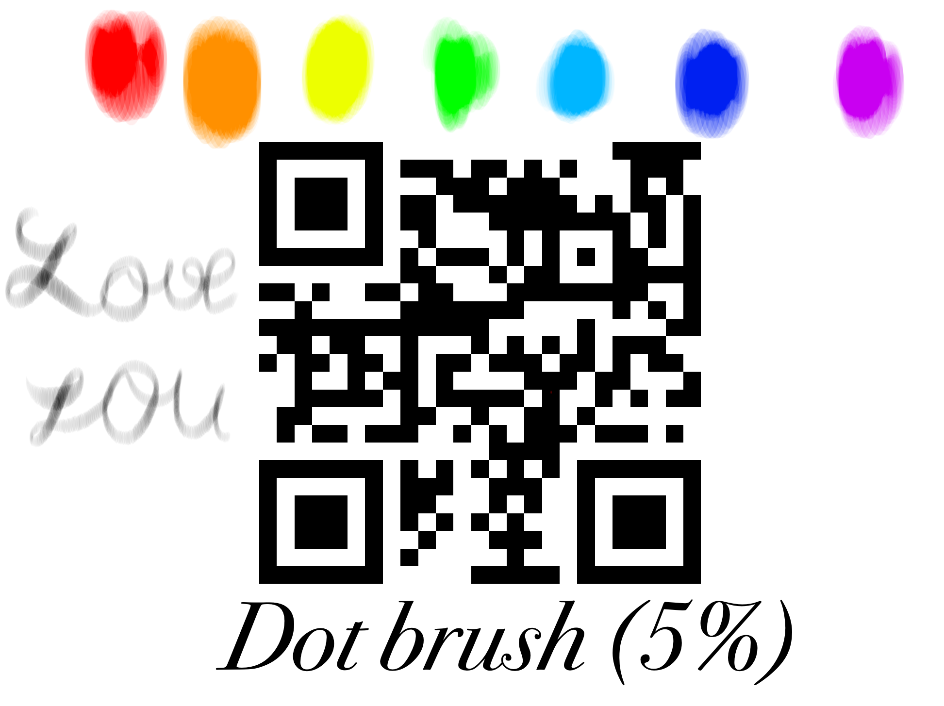 Dot brush (opc.5%) - ibisPaint
