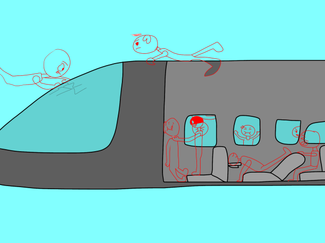 Airplane collab! - ibisPaint