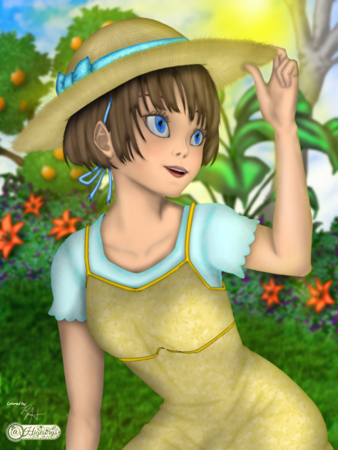 ☆初夏☆(線画) Colored by RAH - ibisPaint