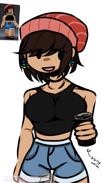 hot roblox babe that I made at 3am - ibisPaint