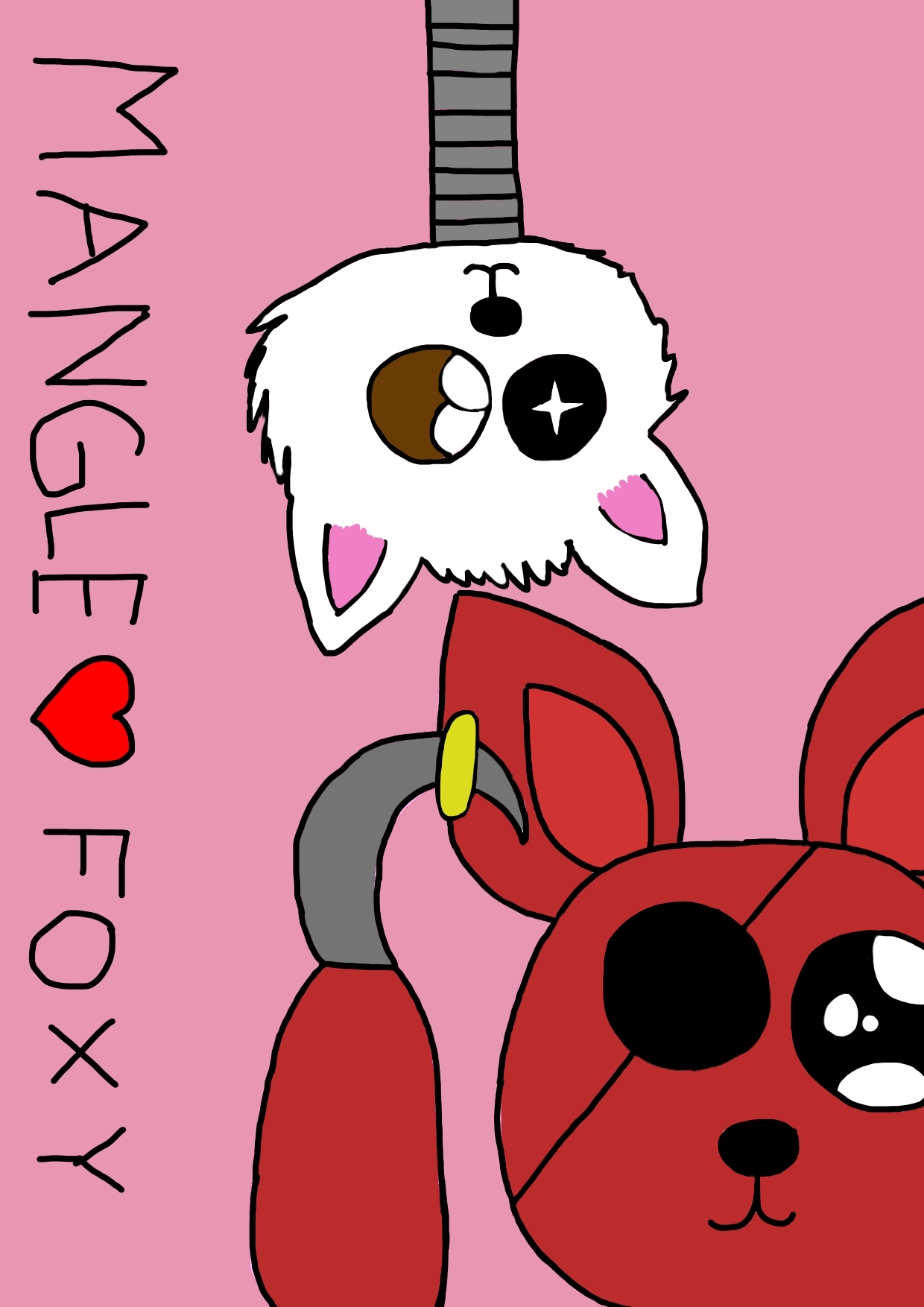 mangle😍foxy - ibisPaint
