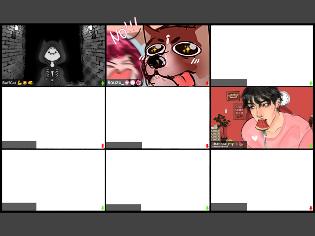 zoom call collab🤣 - ibisPaint